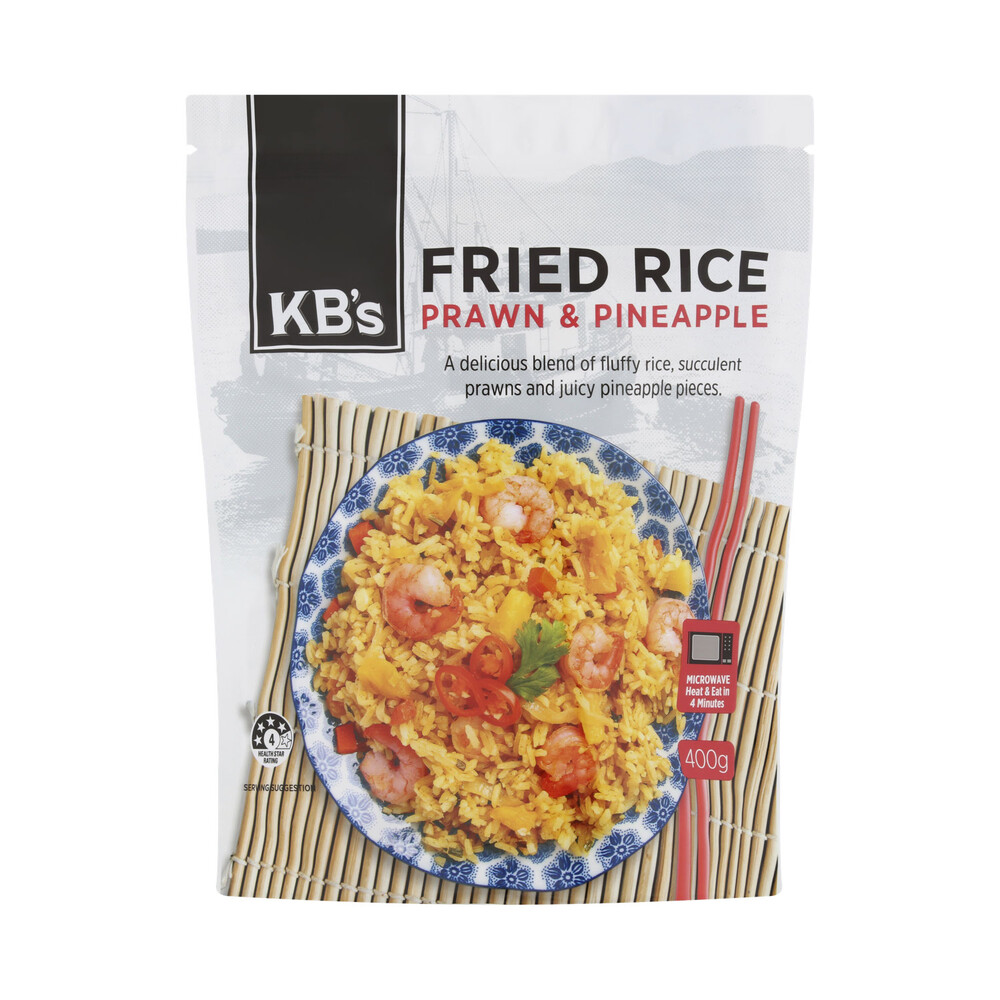 Buy KB Prawn & Pineapple Fried Rice 400g | Coles