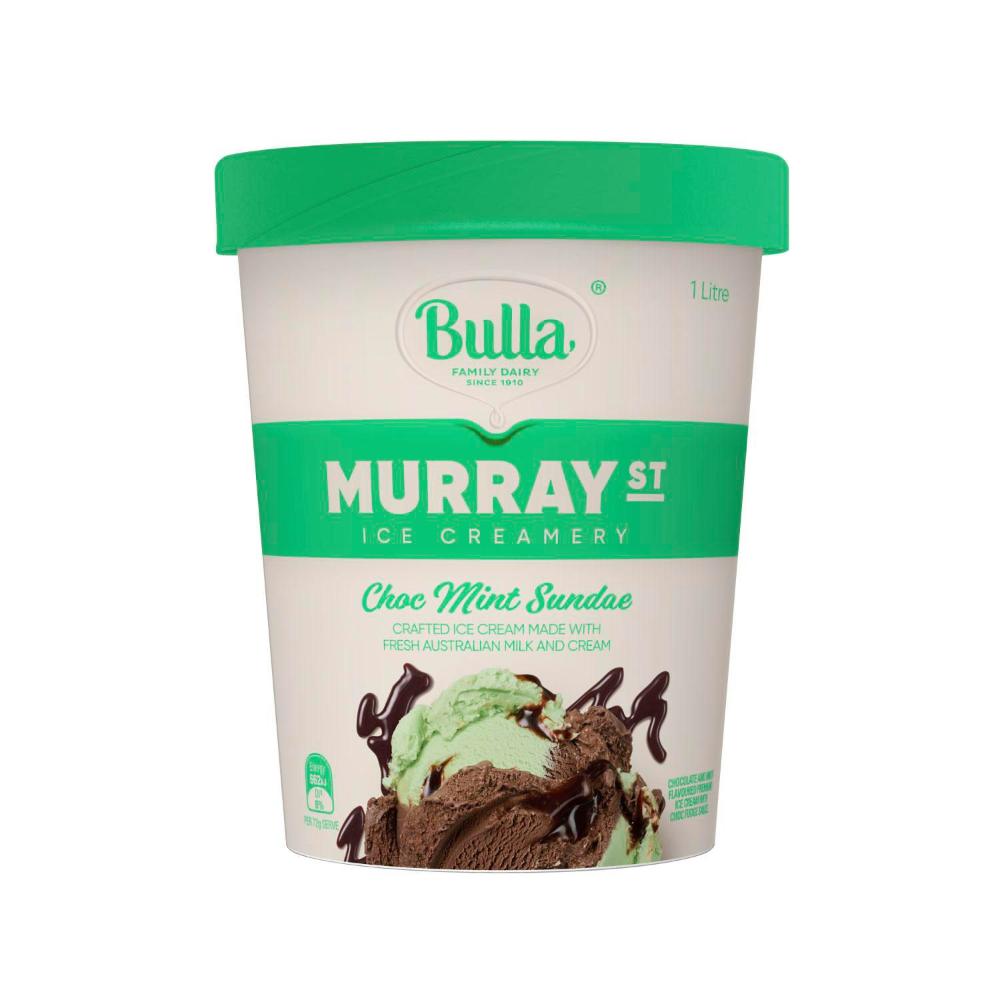 Buy Bulla Murray St Chocolate Mint Sundae 1L | Coles