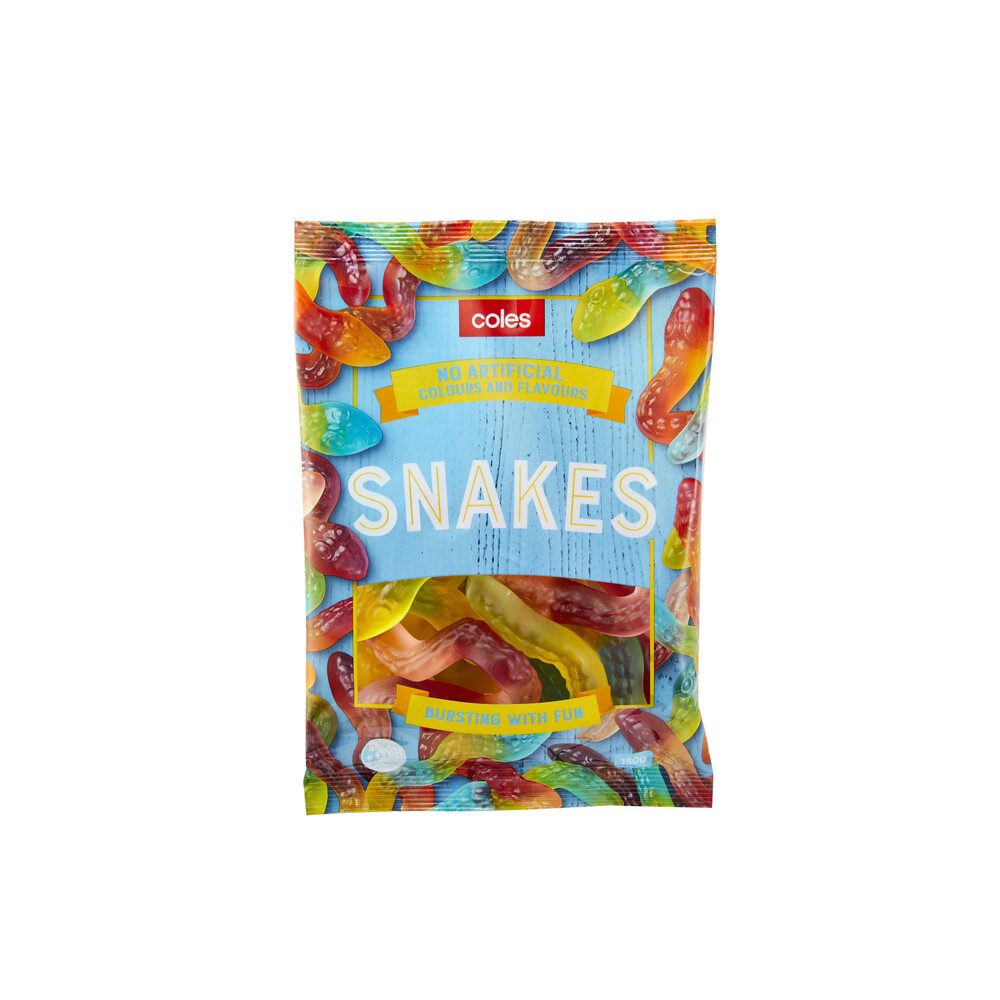 Buy Coles Snakes 150g | Coles