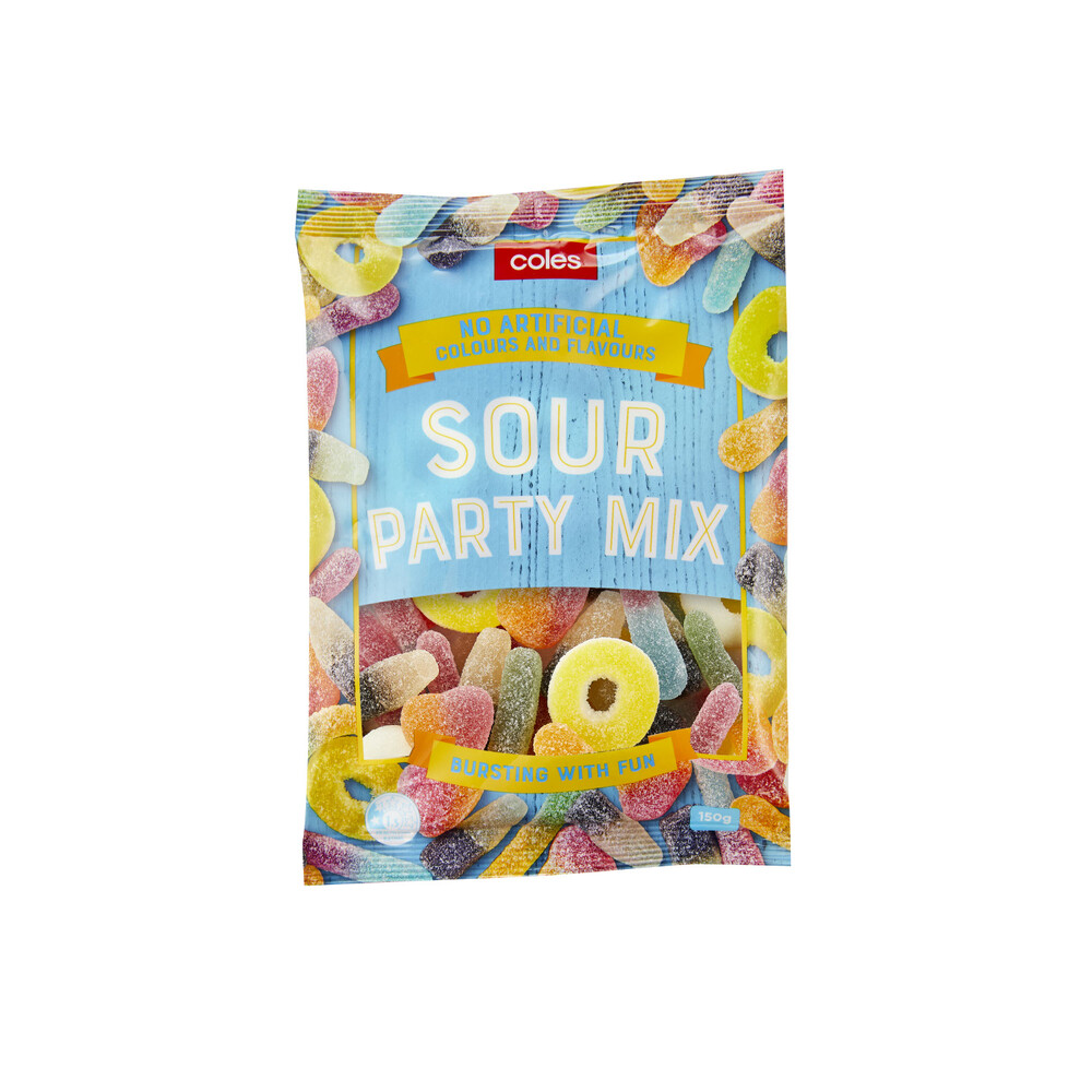 Buy Coles Sour Party Mix 150g | Coles