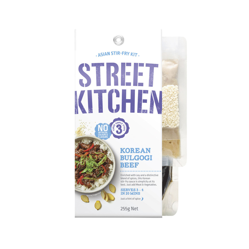 Buy Street Kitchen Korean Bulgogi Beef Kit 255g | Coles