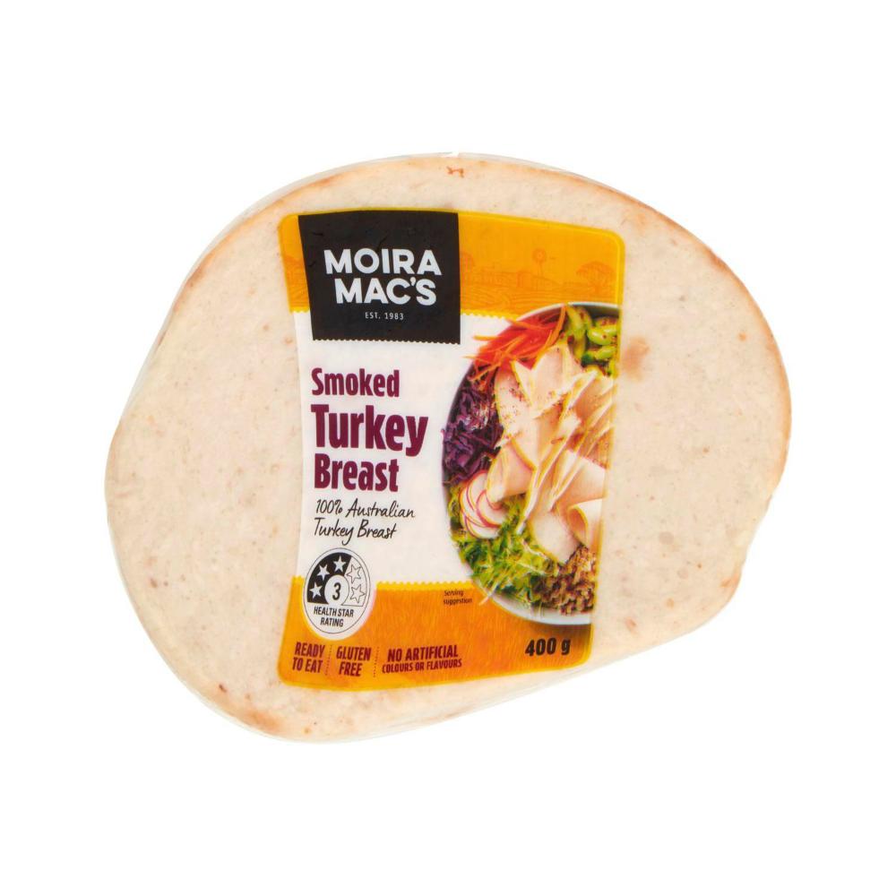 Buy Moira Mac's Smoked Turkey Breast Portion 400g | Coles