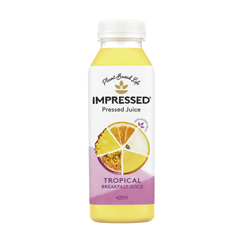 Buy Impressed Pressed Juice Tropical Juice 425ml 425 ML | Coles