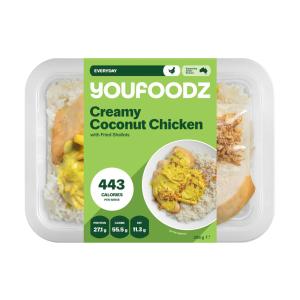 Buy Youfoodz Creamy Coconut Chikcen With Fried Shallots 338g | Coles