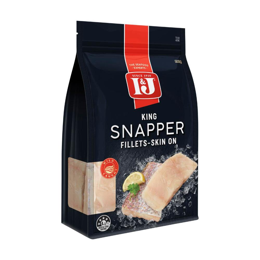 Buy I&J Frozen Snapper 500g | Coles