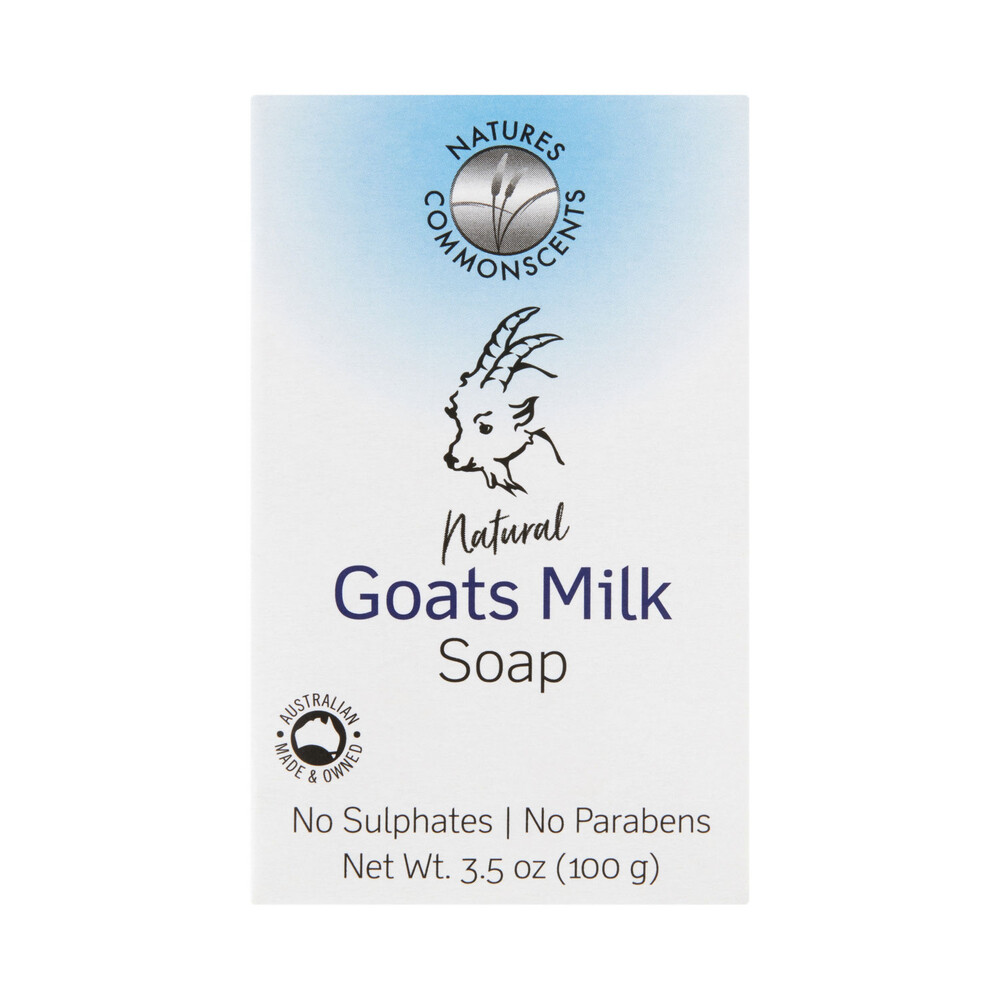 Buy Natures Commonscents Goats Milk Soap 100g | Coles