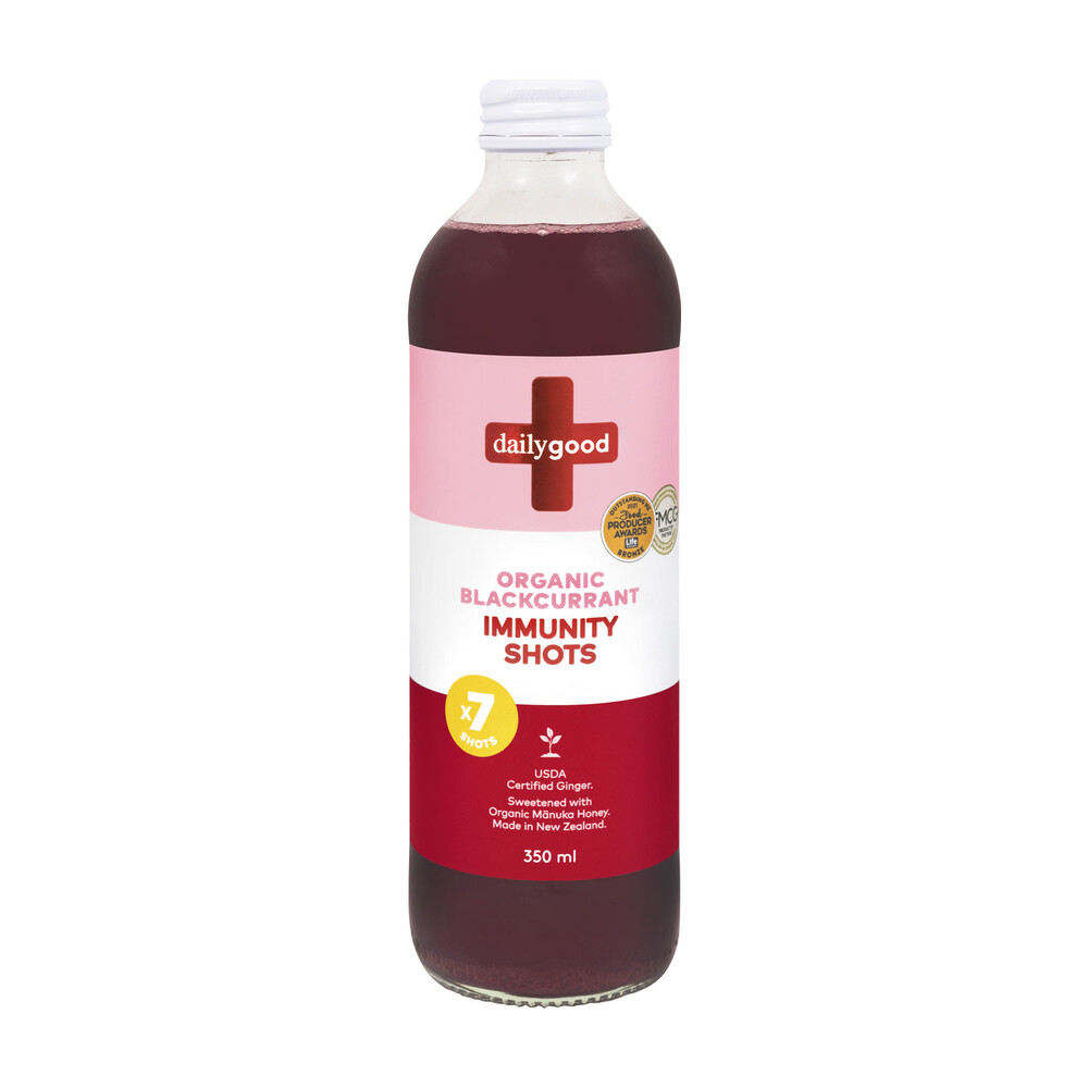 Buy Daily Good Organic Blackcurrant Immunity Shots 350mL | Coles