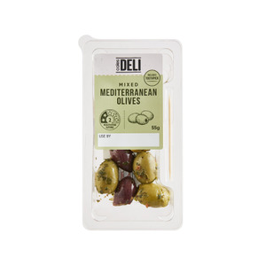 Buy Coles Mediterranean Olives Snack Pack 55g | Coles