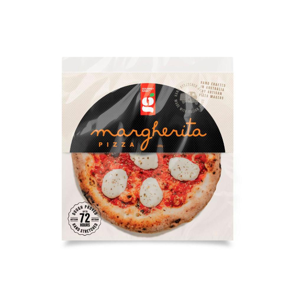 Buy Gourmet Saba Premium Margherita Pizza 400g | Coles