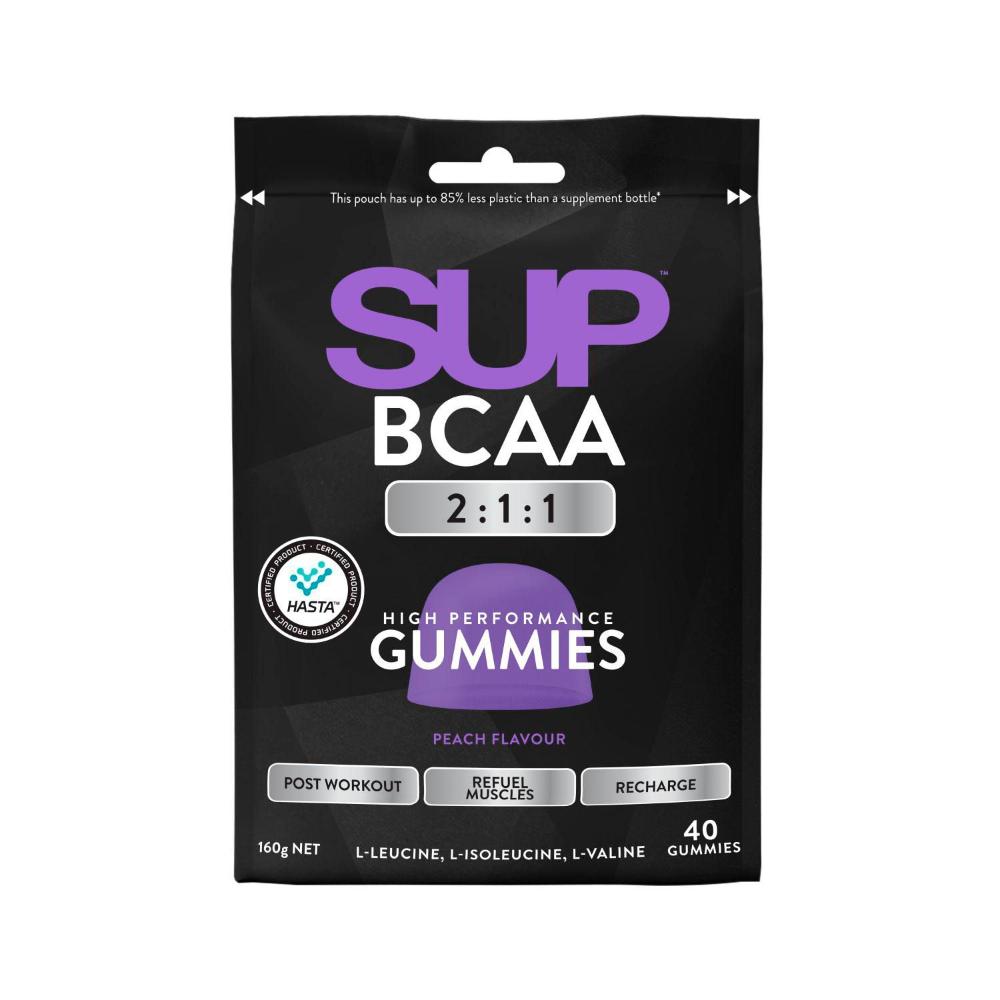 Buy Sup Bcaa High Performance Gummies Peach Flavour 40 pack | Coles