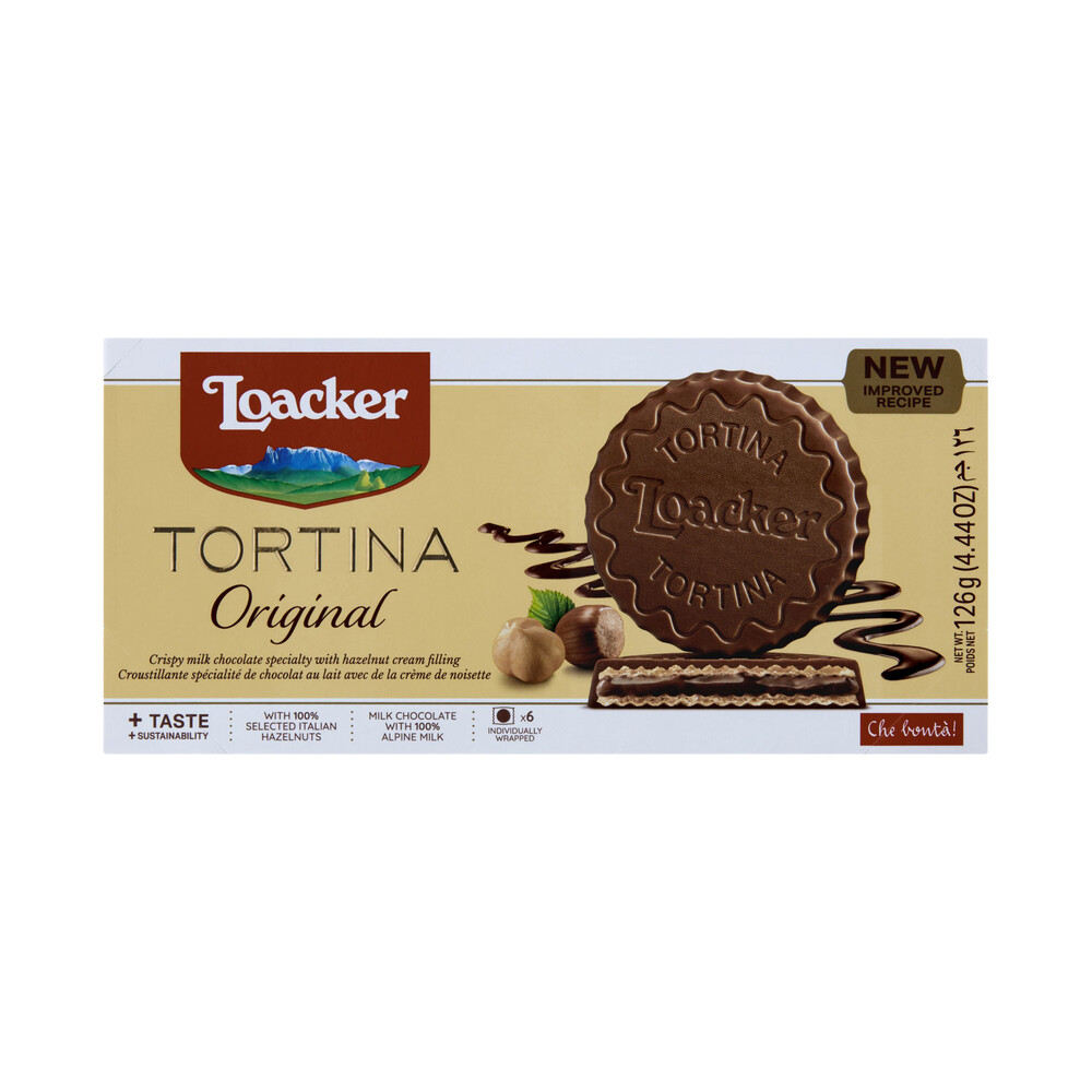 Buy Loacker Gran Pasticceria Tortina Biscuit Original 126g | Coles