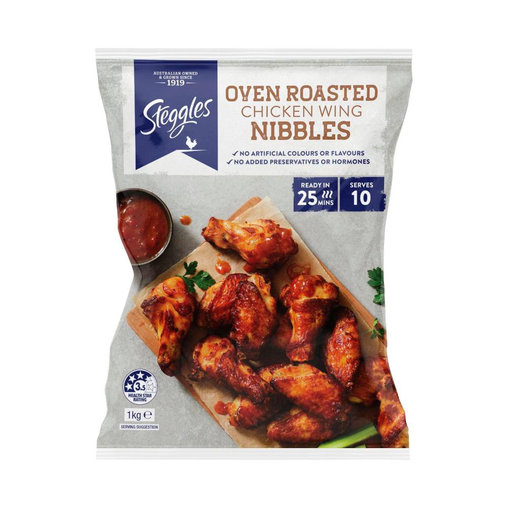 Buy Steggles Oven Roasted Chicken Wings 1 KG | Coles