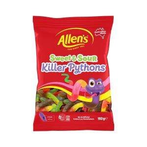 Buy Allen's Killer Pythons Sweet & Sour 192g | Coles