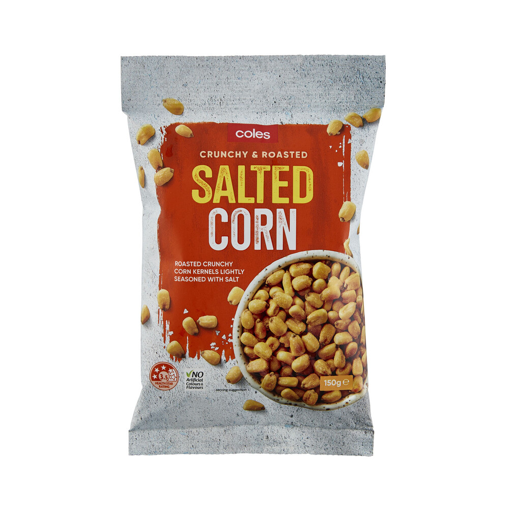 Buy Coles Salted Crunchy Corn 150g | Coles
