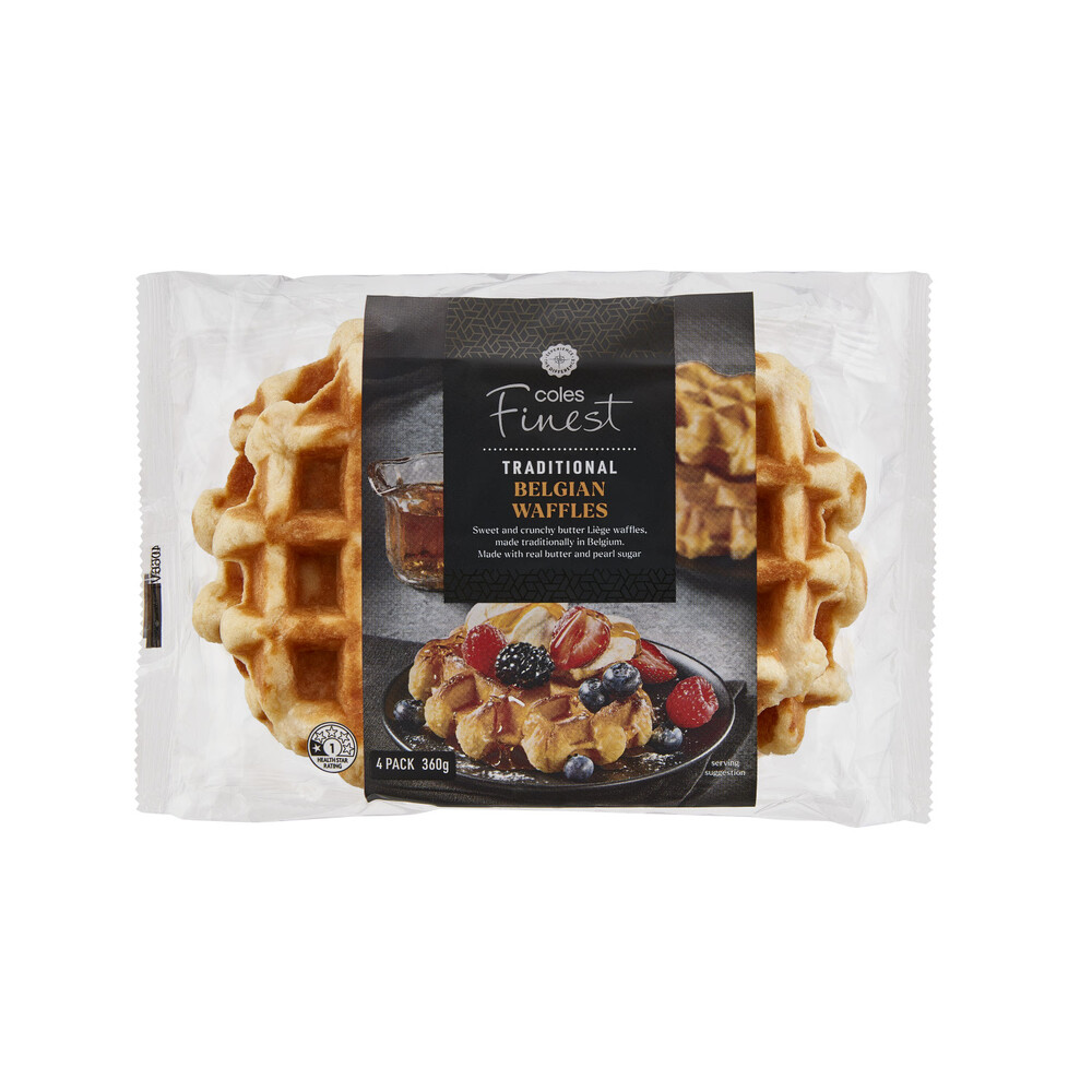 Buy Coles Finest Belgian Waffles 360g | Coles