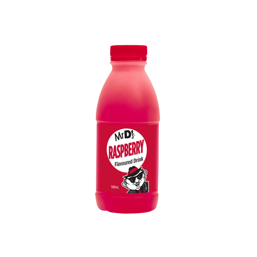 Buy Mr D's Raspberry Fruit Drink Chilled 500mL | Coles