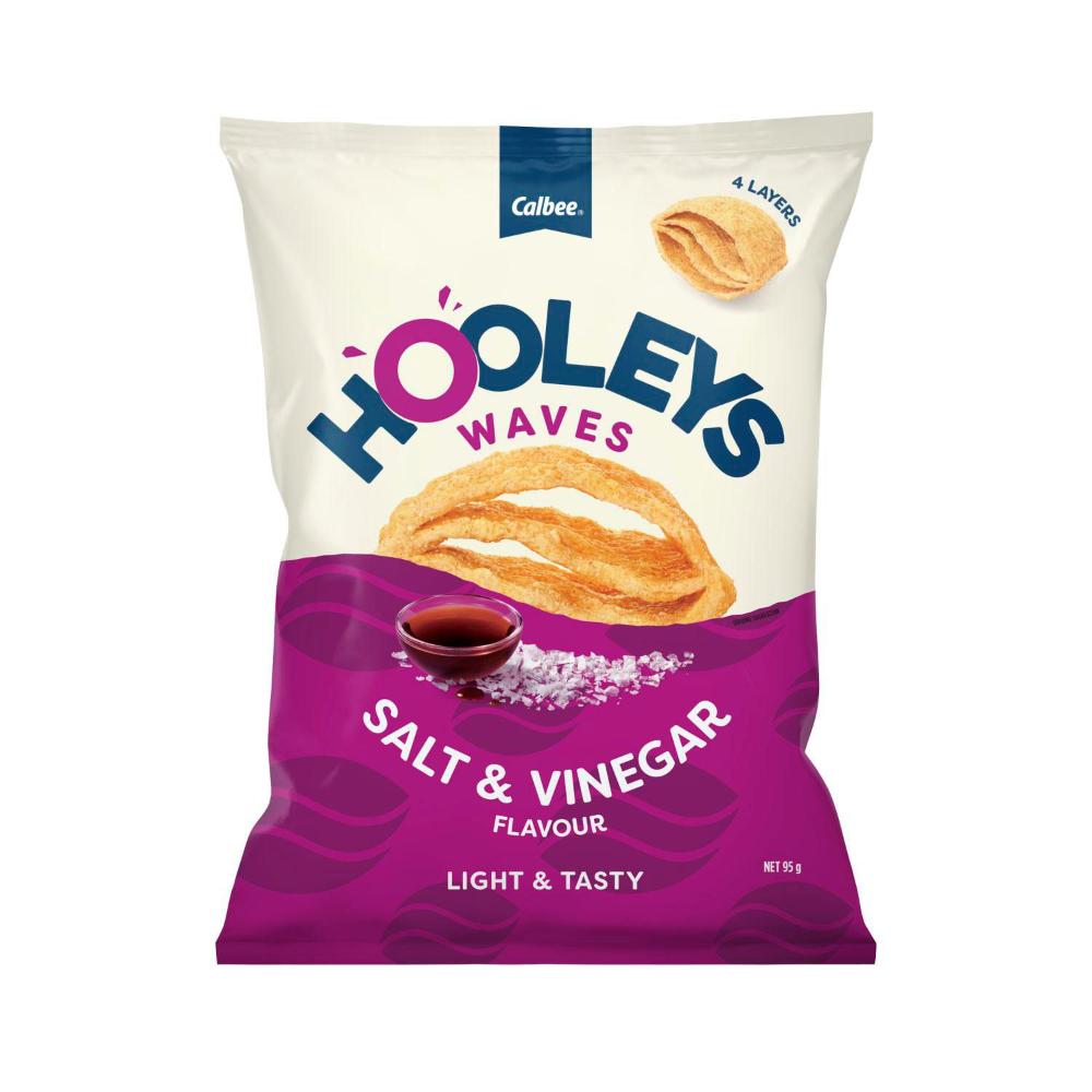 Buy Hooleys Waves Salt & Vinegar 95g | Coles