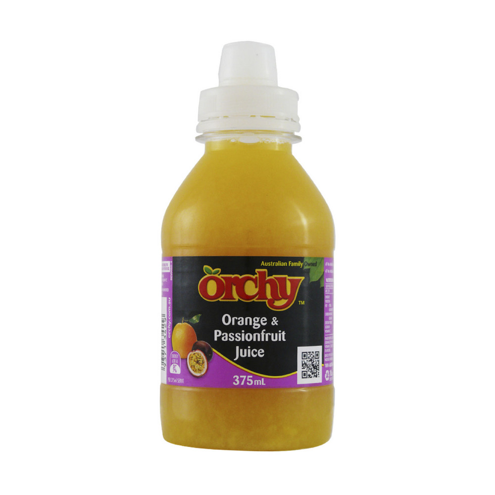 Buy Orchy Orange & Passionfruit Juice Chilled 375mL | Coles