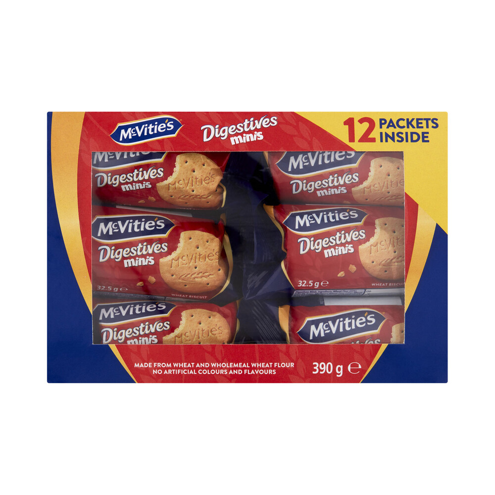 Buy McVities Multipack Mini Biscuits Digestives Plain 390g | Coles
