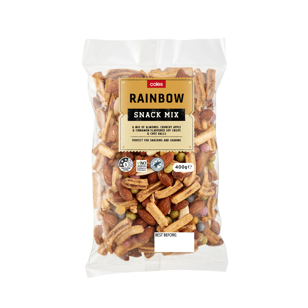 Buy Coles Rainbow Snack Mix 400g | Coles