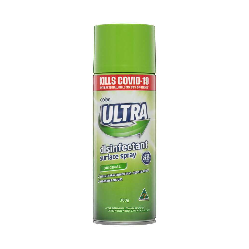 Buy Coles Ultra Disinfectant Surface Spray Original 300g | Coles