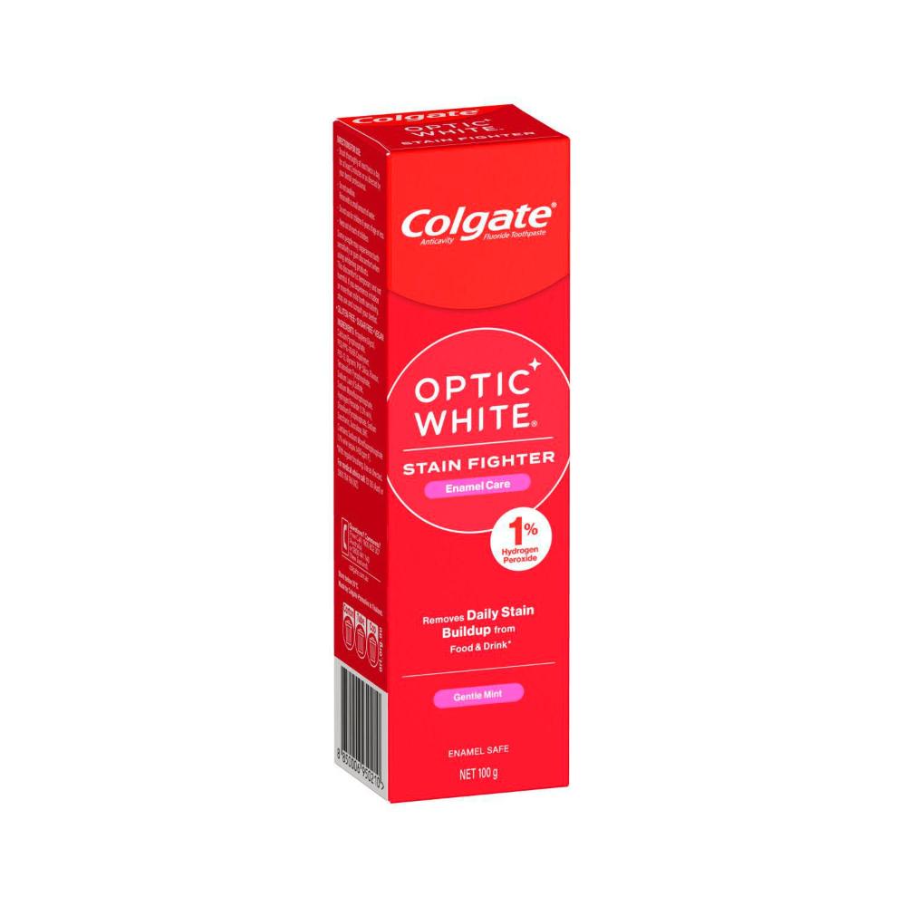 Buy Colgate Optic White Stain Fighter Enamel Care Teeth Whitening ...