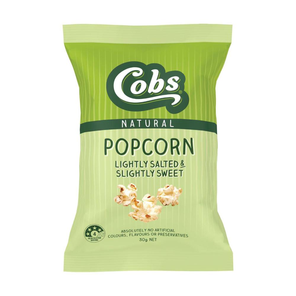 Buy Cobs Natural Popcorn Lightly Salted 30g | Coles