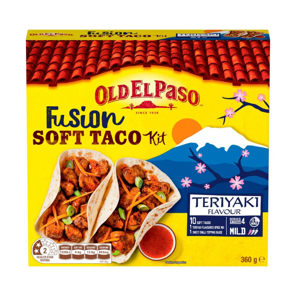 Buy Old El Paso Soft Taco Fusion Kit 360g | Coles