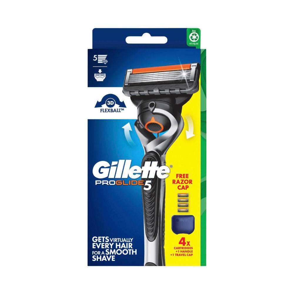 Buy Gillette Fusion Proglide 5 Razor Starter Kit 1 pack | Coles