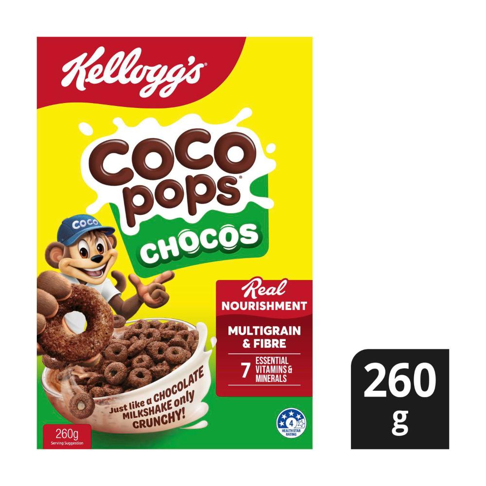 Buy Kelloggs Coco Pops Chocos 260g | Coles