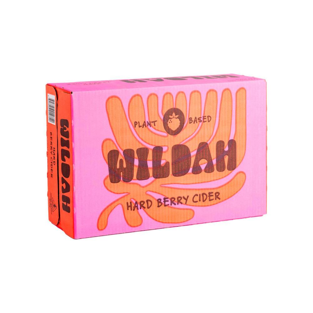 Buy Wildah Hard Berry Cider Can 375mL 24 Pack | Coles