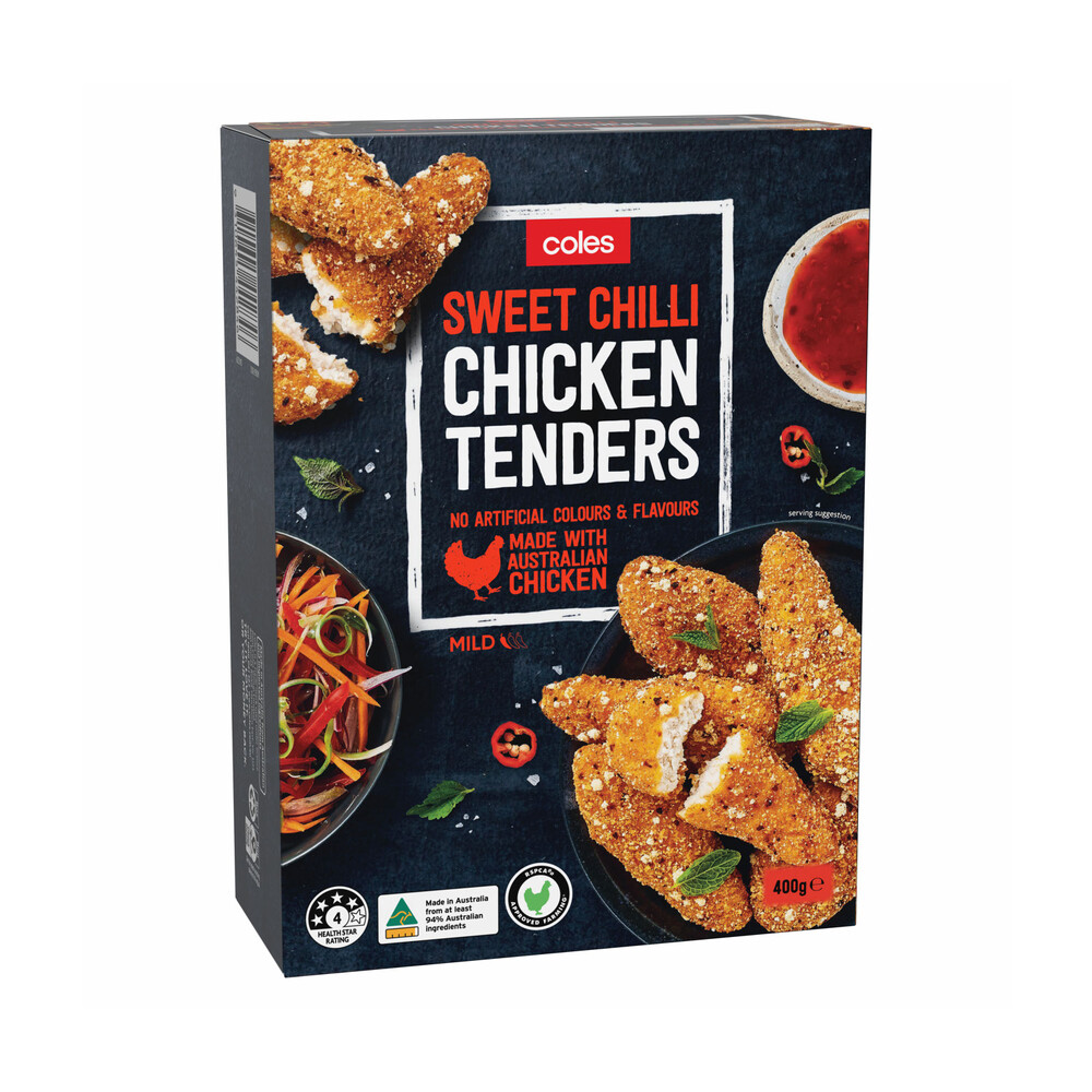 Buy Coles Frozen Sweet Chilli Chicken Tenders 400g | Coles