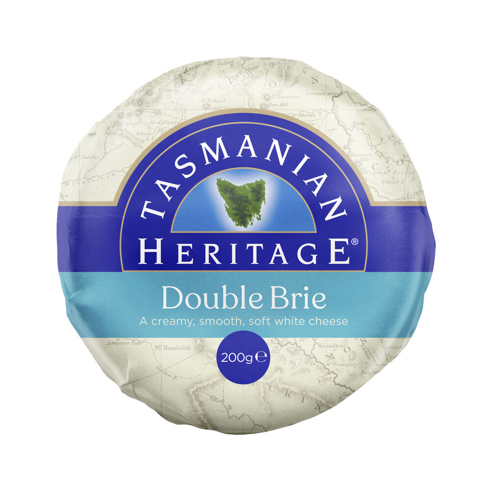 Buy Tasmanian Heritage Double Cream Brie 200g | Coles