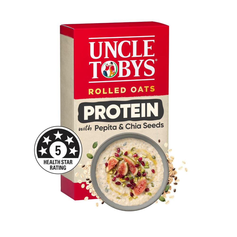 Buy Uncle Tobys Oats Breakfast Cereal Loose Protein 490g | Coles
