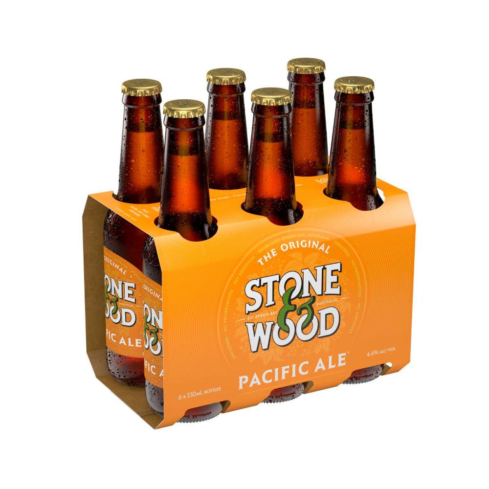 Buy Stone & Wood Pacific Ale Bottle 330ml 6 Pack | Coles