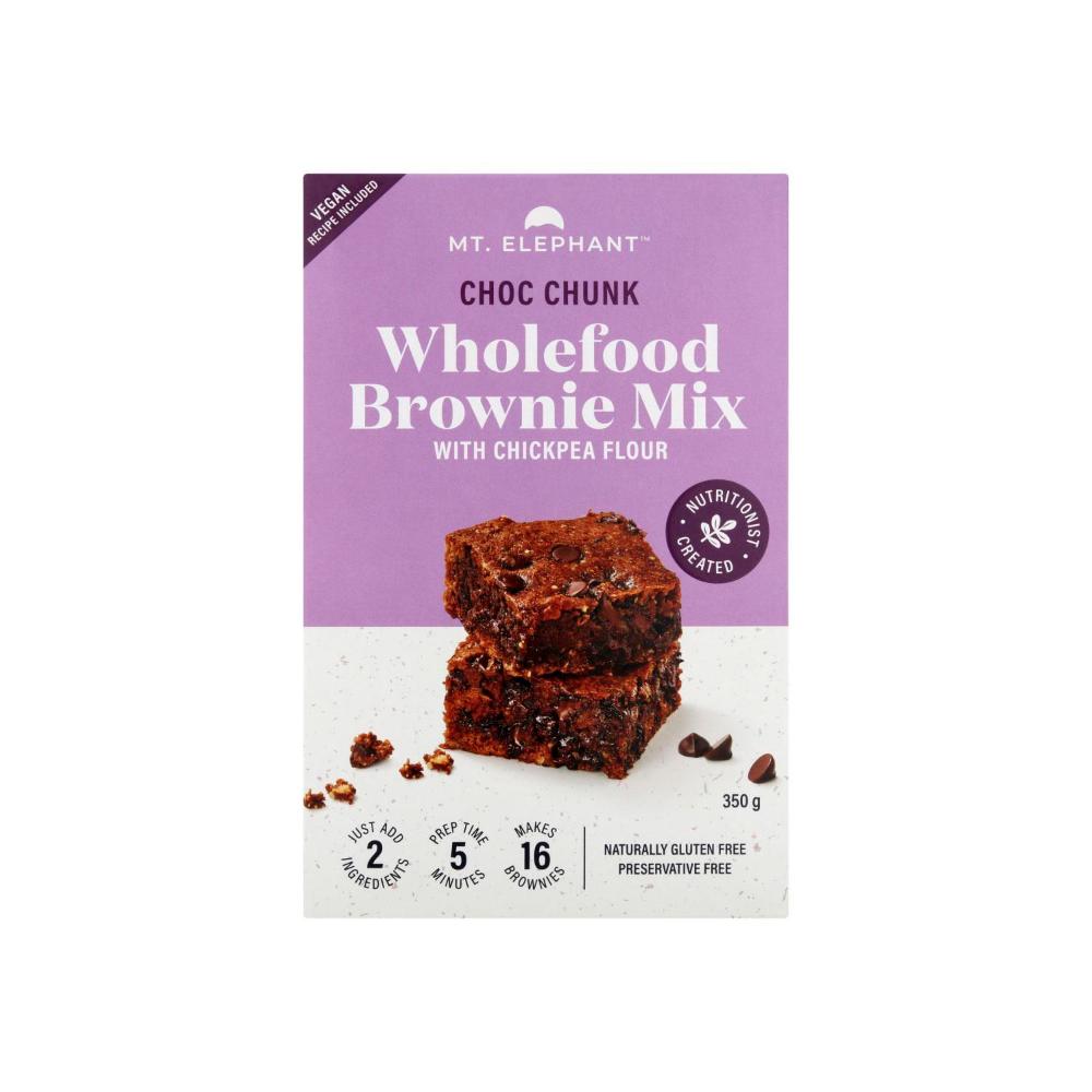 Buy Mt Elephant Wholefood Choc Chunk Brownie Mix 350g | Coles