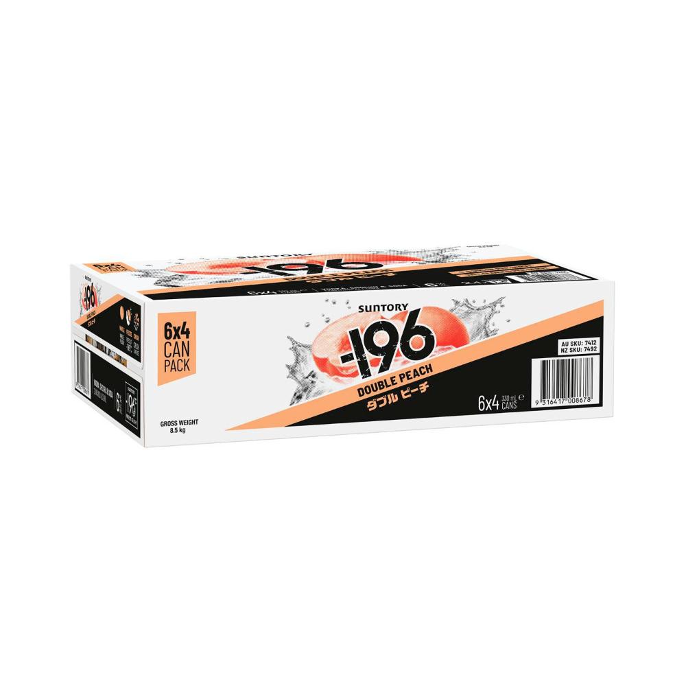 Buy -196 Double Peach 6% Can 330ml 24 Pack | Coles