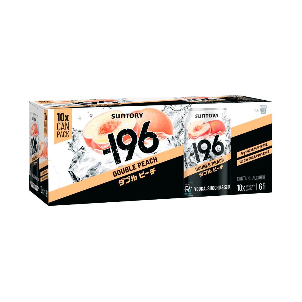 Buy -196 Double Peach 6% Can 330ml 10 Pack | Coles