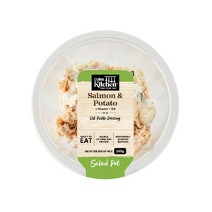 Buy Coles Kitchen Dill Potato Salmon Salad Pot 250g | Coles