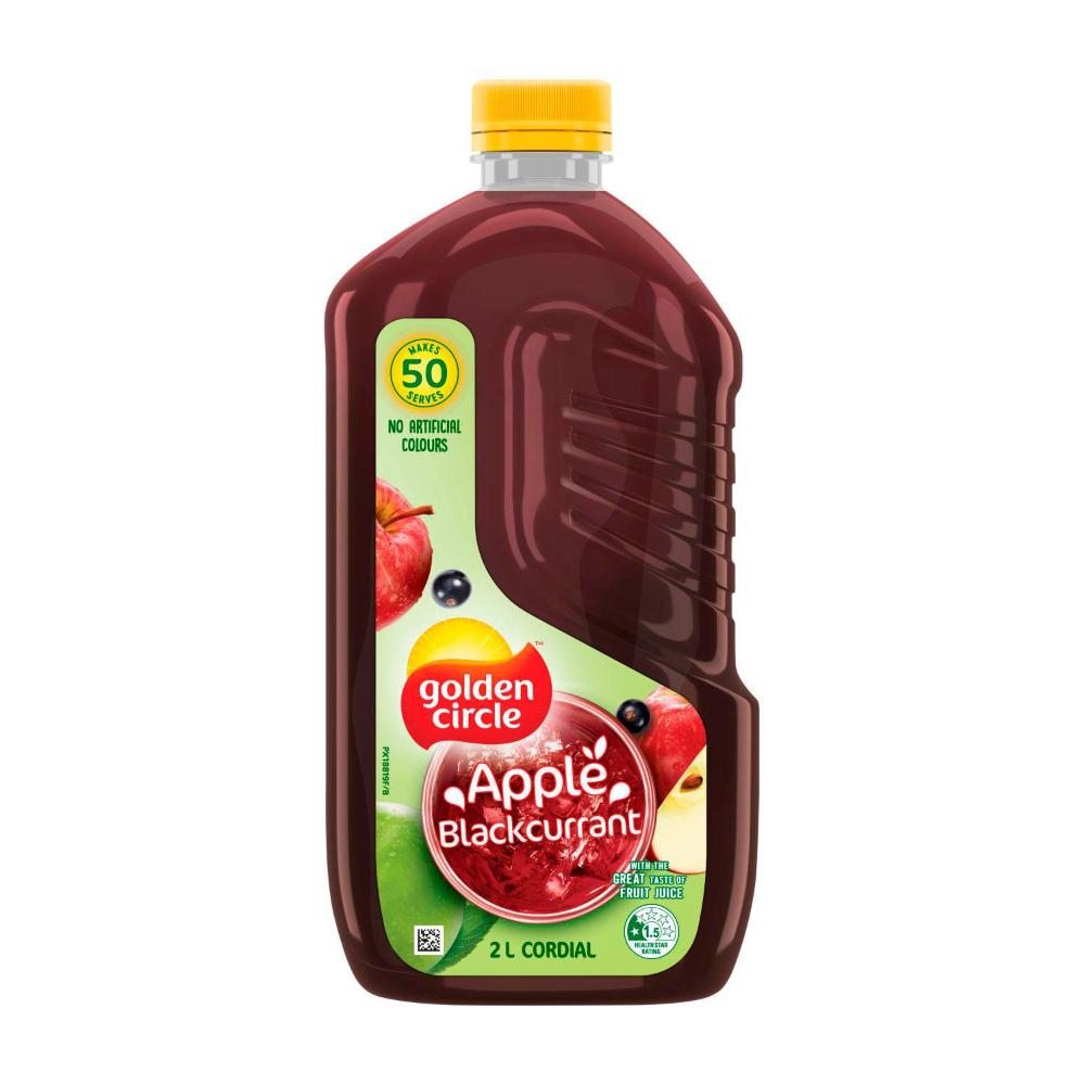 Buy Golden Circle Cordial Apple Blackcurrant 2L | Coles