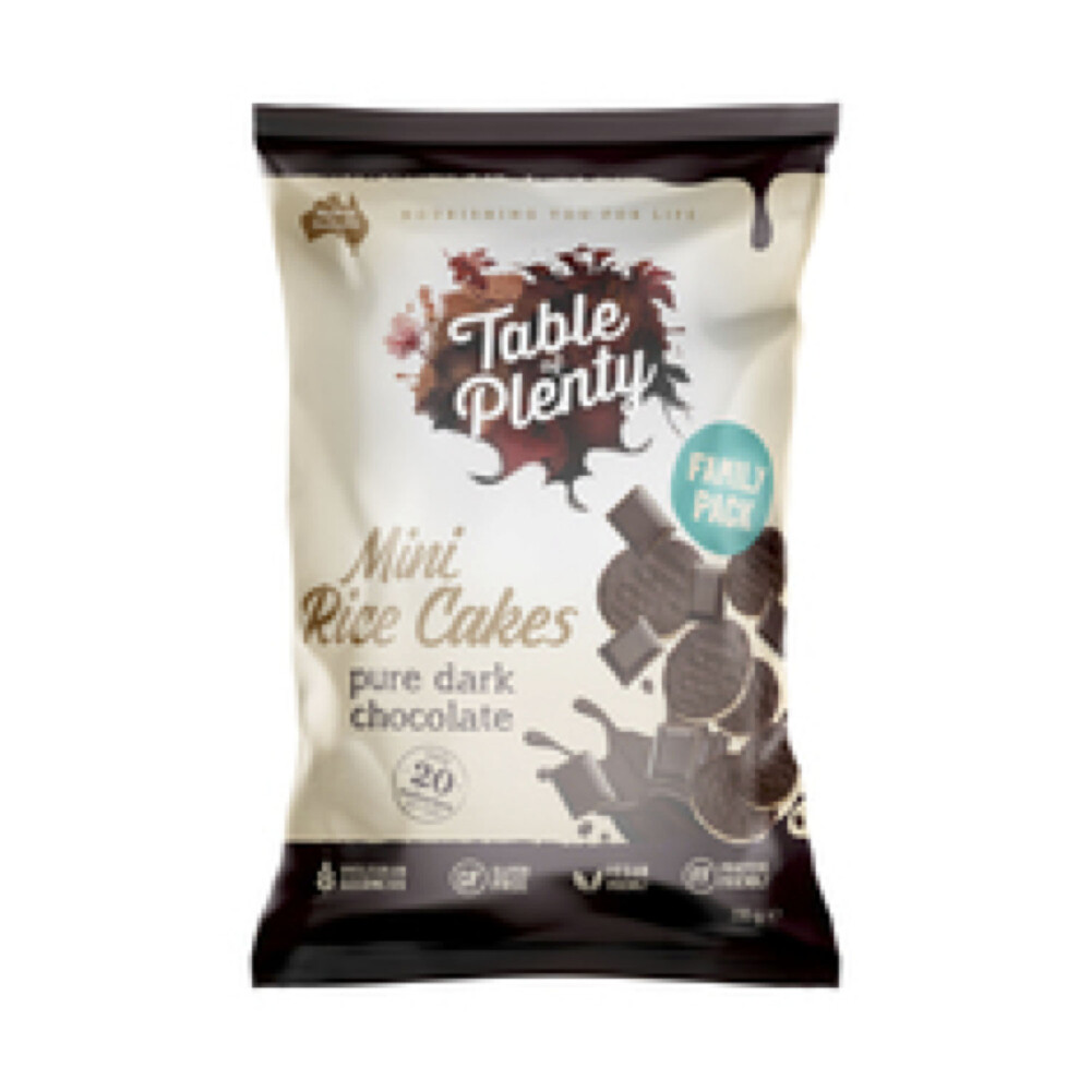 Buy Table Of Plenty Party Pack Dark Chocolate Rice Cakes 200g | Coles