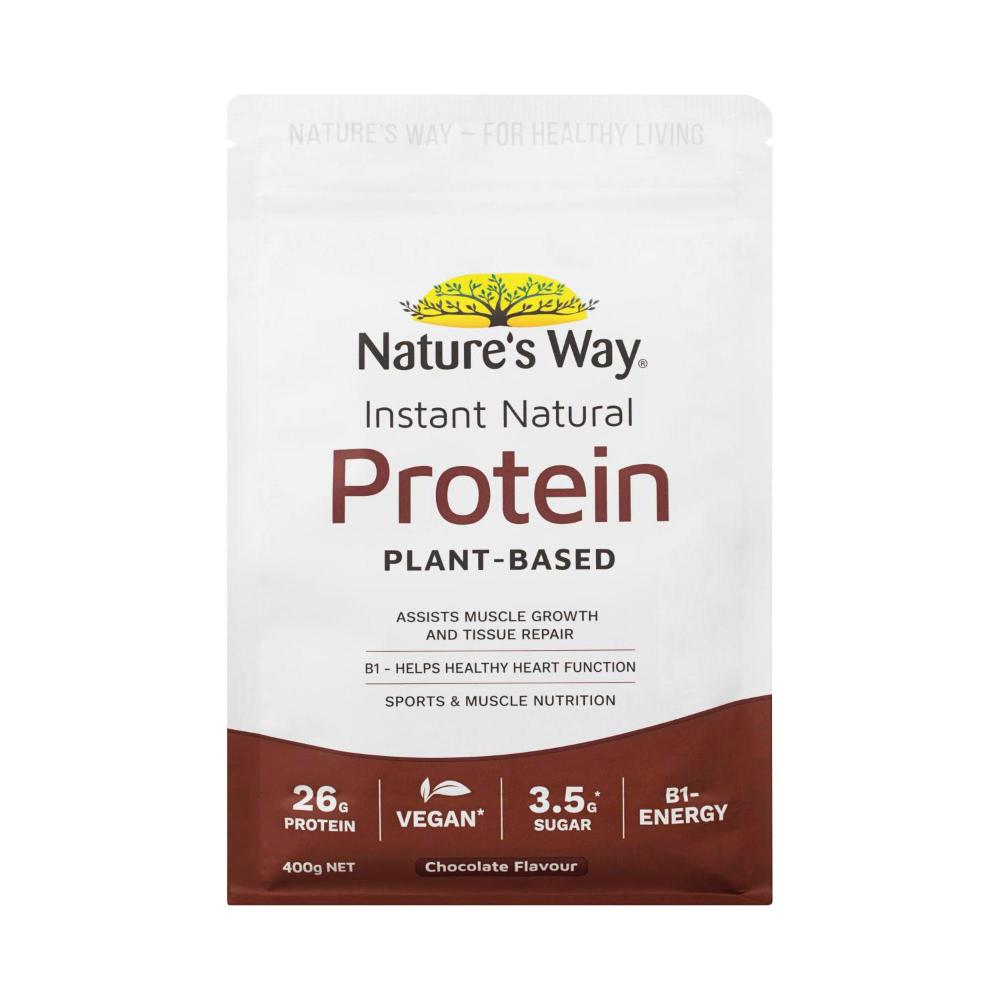 Buy Nature's Way Instant Natural Protein Plant-based Chocolate 400g | Coles
