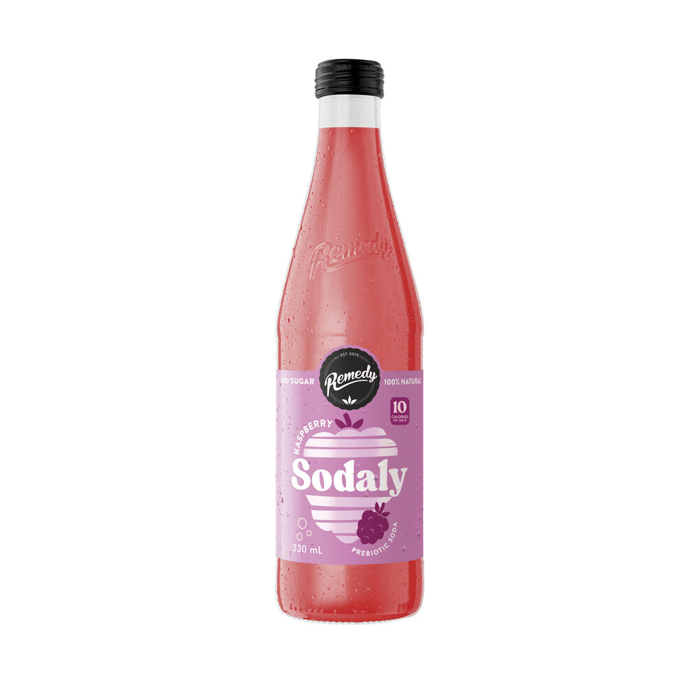Buy Remedy Sodaly Raspberry 330mL | Coles