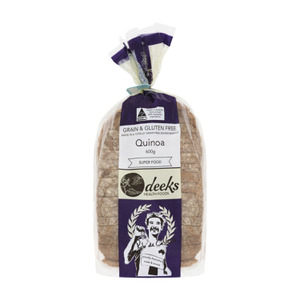Calories in Deeks Health Foods Pumpkin Bread Calorie Counter Australia