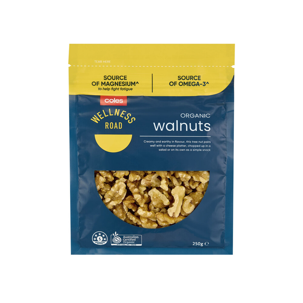 Buy Wellness Road Organic Walnuts 250g | Coles