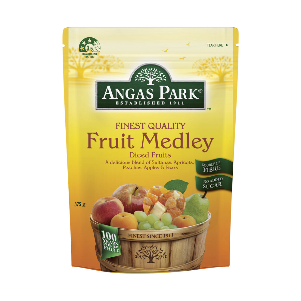 Buy Angas Park Fruit Medley Dried 375g | Coles