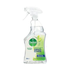 Buy Dettol Disinfectant Lime & Mint Antibacterial Surface Cleaning Spray 500mL | Coles
