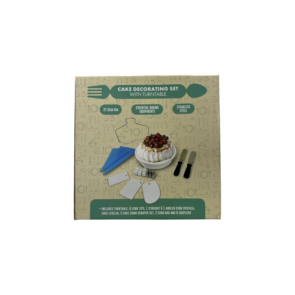 Buy Cake Decorating Set With Turntable 1 each | Coles