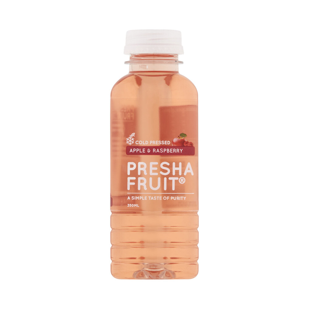 Buy Preshafruit Cold Pressed Raspberry Apple Juice 350mL | Coles