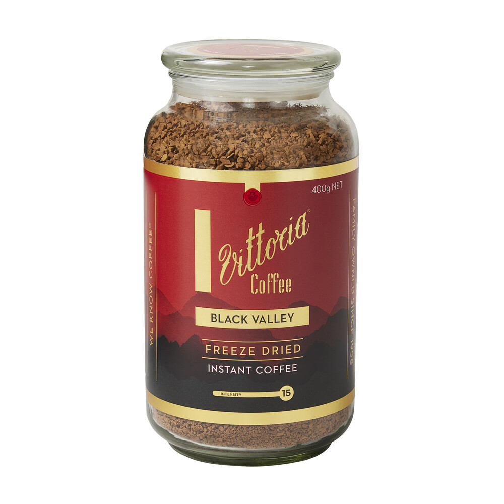 Buy Vittoria Freeze Dried Black Valley Instant Coffee 400g | Coles
